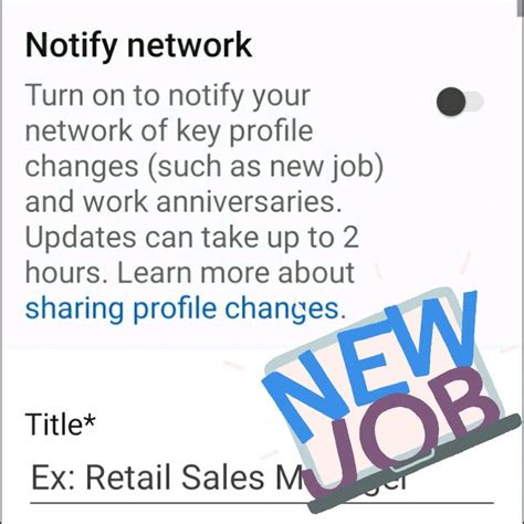 How To Update Your Linkedin Profile Without Notifying Your Network Linked Into Careers Posted