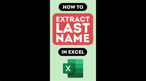 Extract Last Name With Excel Textafter Function Best Formula To Split First And Last Name In