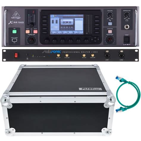 Baule Router E Cavo Con Mixer Behringer X32 Rack Bundle Lamposhop