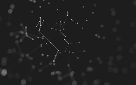 Polygonal Molecules Create Data Visualization Render Contemporary Rendering Photo Background And