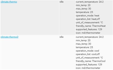 Generic Thermostat Operation Modes Configuration Home Assistant