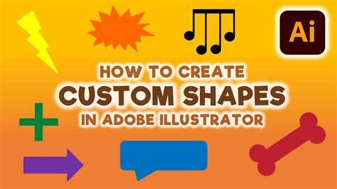 How To Create Custom Shapes In Adobe Illustrator Cadillac Cartoonz