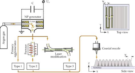The Scheme Of The Experimental Setup With The Sers Array Printing Pattern Download Scientific
