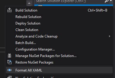 Save All Style All Xaml Issue Xavalon XamlStyler GitHub