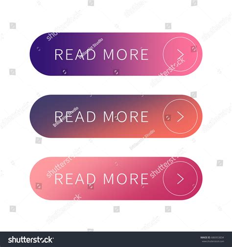 Call Action Buttons Set Flat Design Vector De Stock Libre De Regalías