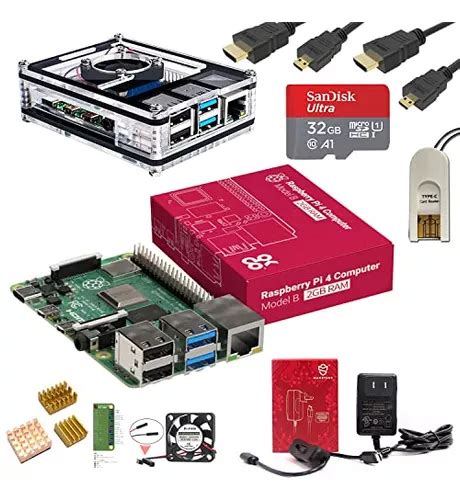 Kit De Inicio Definitivo Para Raspberry Pi 4 Modelo B De M Meses