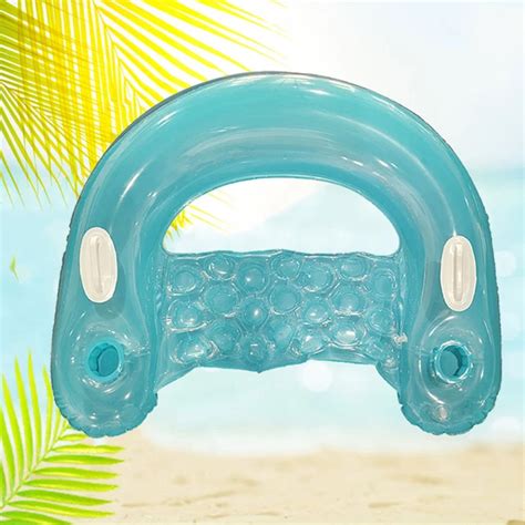 Pvc Water Lounger Adult Inflatable Pool Water Floating Bed For Beach Pool Party £13 37 Picclick Uk