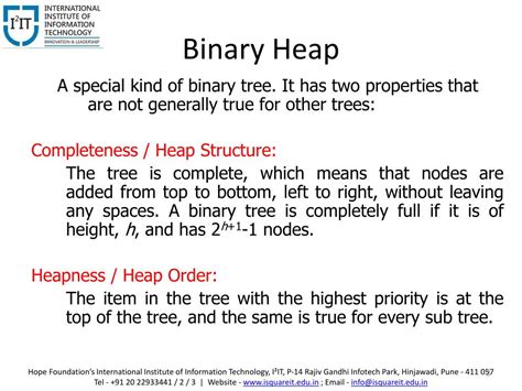 Ppt Advanced Data Structures Binary Heap Powerpoint Presentation