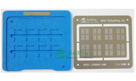 2010 2020 Ram Reballing Jig With Stencil Memory Bga Reballing Kit