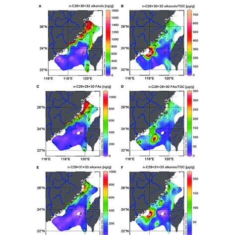 Spatial Variations Of Grain Size Characteristics A Mean Grain Size Download Scientific