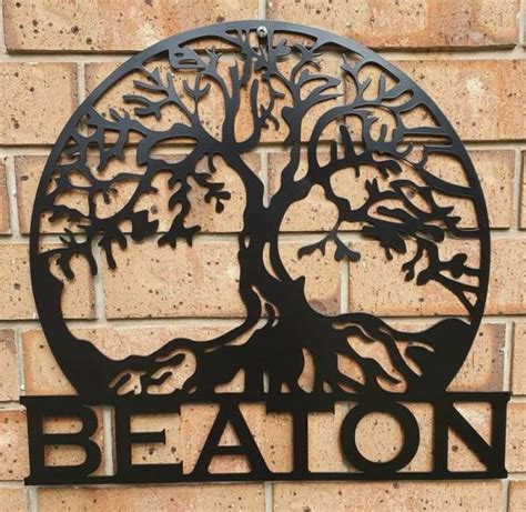 Tree Of Life Monogram Hot Cut