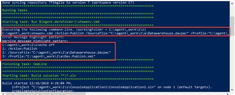 Tfsbuild Tfs Combine Variables With String Stack Overflow
