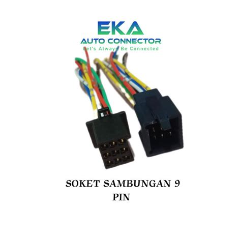 Jual Socket Sambungan 2 Pin 3 Pin 4 Pin 6 Pin 9 Pin Soket Sambungan 2