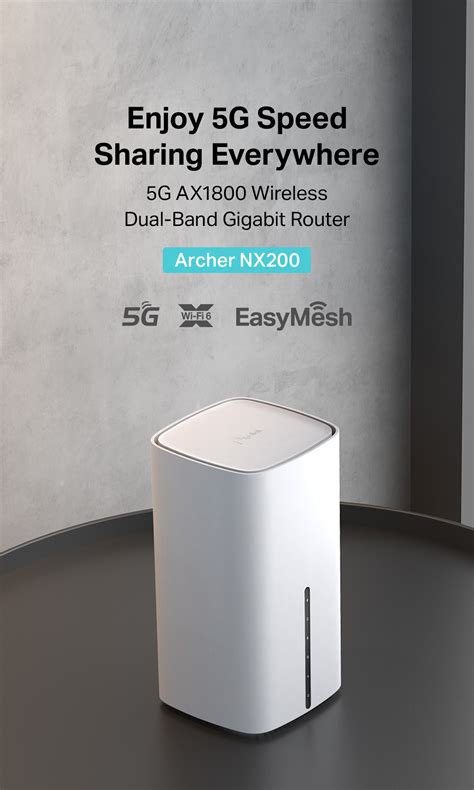 TP Link Archer NX200 AX1800 5G WiFi 6 Router Wireless Dual Band Gigabit Ports Support Easymesh