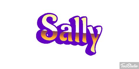 Sally Name Animated  Logo Designs