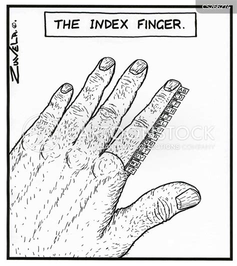 Index Finger Cartoon