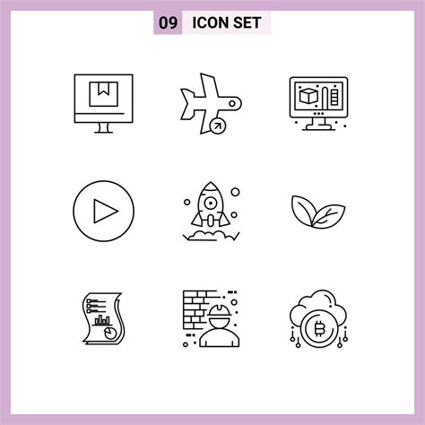 9 Universal Outlines Set For Web And Mobile Applications Rocket Business Take Play Modeling