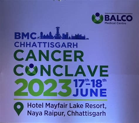 Siddhartha Nanda On Linkedin Balco Cancer Conclave 2023