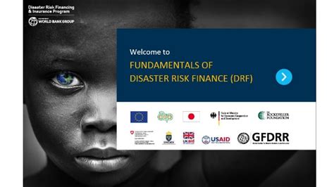 Основы финансирования риска бедствий