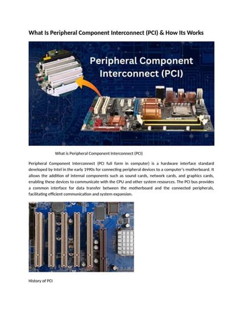 Peripheral Component Interconnect Docx