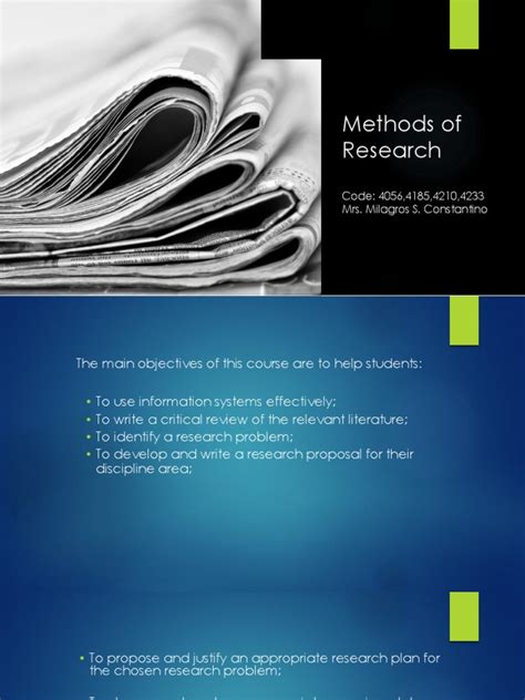 module 1 methods of research pdf methodology hypothesis
