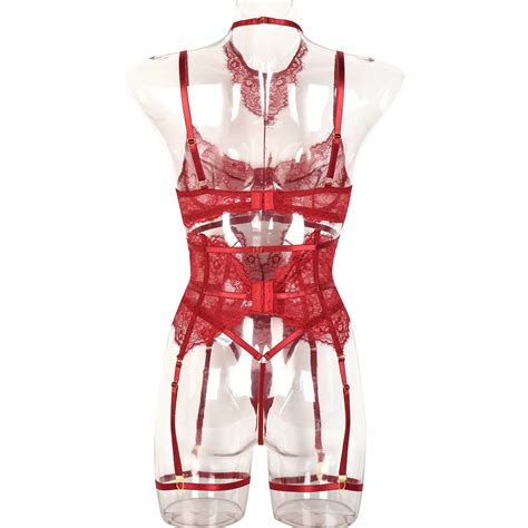 Ellolace нижнее белье для шлюхи сексуальное нижнее белье 3 предмета прозрачный бюстгальтер