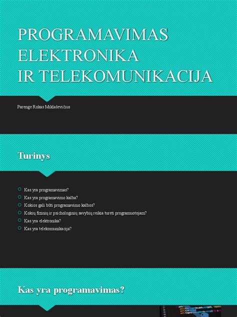 Programavimas Pdf