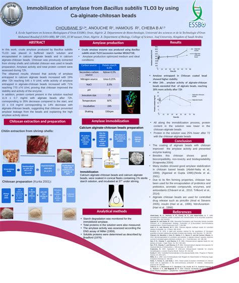 Pdf Immobilization Of Amylase From Bacillus Subtilis Tlo3 By Using Ca
