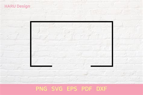 Rectangle Split Graphic By Harudesign · Creative Fabrica