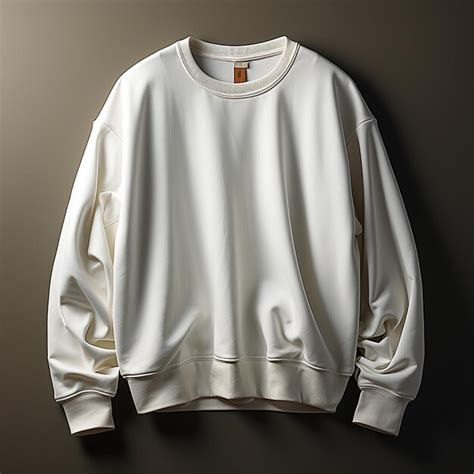 Premium Ai Image White Sweater