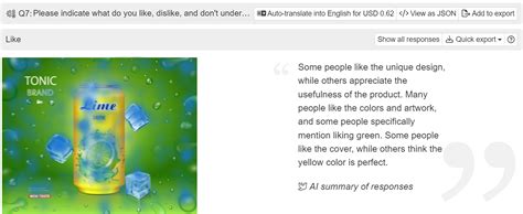 Ai Summary Of Open Ended Text Responses Conjointly
