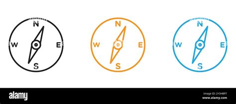 Compass Icon Vector Logo Set Collection For Web App Ui Stock Vector Image And Art Alamy