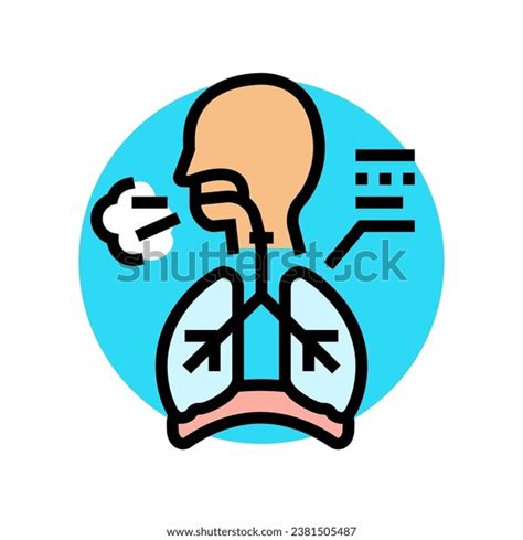 Persistent Hiccups Disease Symptom Color Icon Stock Vector Royalty Free 2381505487 Shutterstock