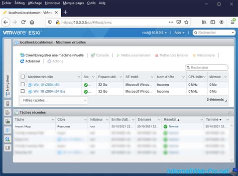 Export And Import Vmware Esxi 70 And 67 Virtual Machines In Ovf Ova