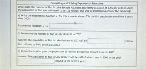 Solved Evaluating And Solving Exp Algebra