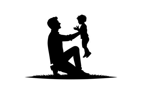 Father And Son Vector Illustration Graphic By Creative Designs · Creative Fabrica