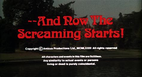 And Now The Screaming Starts 1973 Eofftv The Encyclopedia Of Fantastic Film And Television
