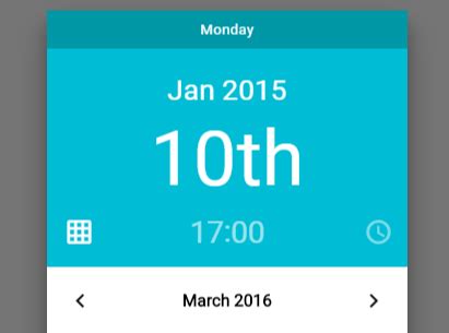 Beautiful Material Design Date Time Picker CSS Script