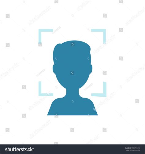 Face Recognitioncyber Security Concept Digital Security Stock Vector Royalty Free 1571757676