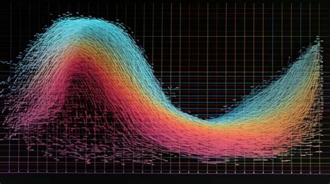 Premium Ai Image A Colorful Wave Is Shown On A Graph