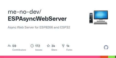 GitHub Me No Dev ESPAsyncWebServer Async Web Server For ESP8266 And