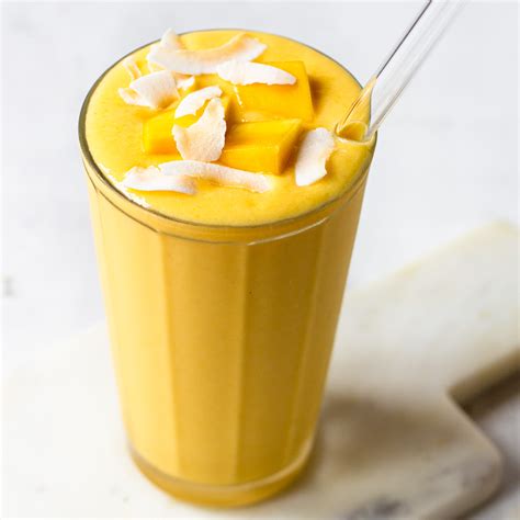 Mango Smoothie With Coconut Milk Cooking With Elo