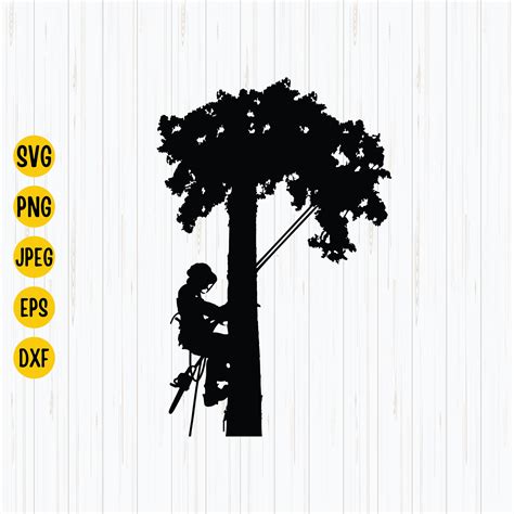 Tree Arborist Svg Tree Triming Png Tree Arborist File For Etsy Denmark