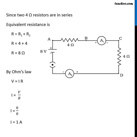 Practice Problems For Electricity Class 10 Teachoo Science