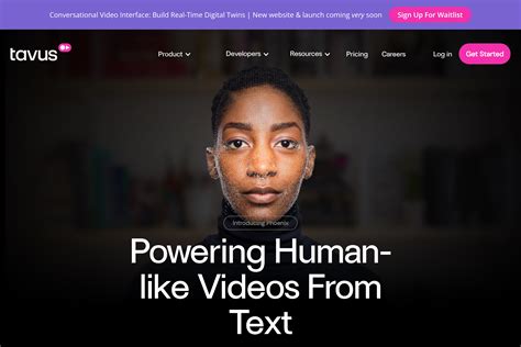 Tavus Ai Powered Human Like Video Creation Platform Jims Ai Tools
