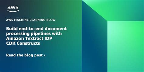 Raj Pathak On Linkedin Build End To End Document Processing Pipelines With Amazon Textract Idp