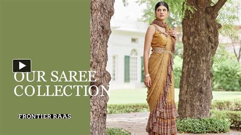 Buy Traditional Indian Saree For Women At Frontier Raas Presentation Free To Download