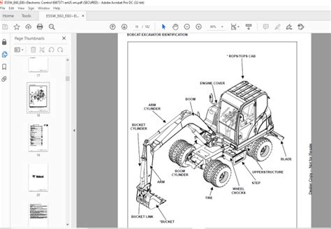 Bobcat E W E E Excavator Electronic Control System Manual PDF DOWNLOAD HeyDownloads