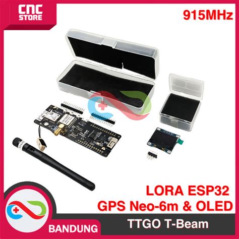 Jual Lilygo Ttgo T Beam Lora Esp32 433mhz 915mhz Gps Neo 6m Oled 0 96