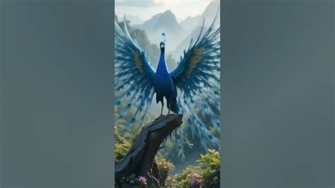 🍃blue 🦚peacock🍃ai 1millionviews 3d Foryоu Alvideo Peacocok Youtube